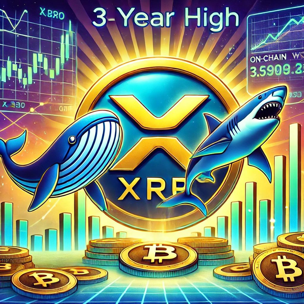 Whales and Sharks Drive XRP Price to a 3-Year Peak, On-Chain Data Reveals - Coin Index News