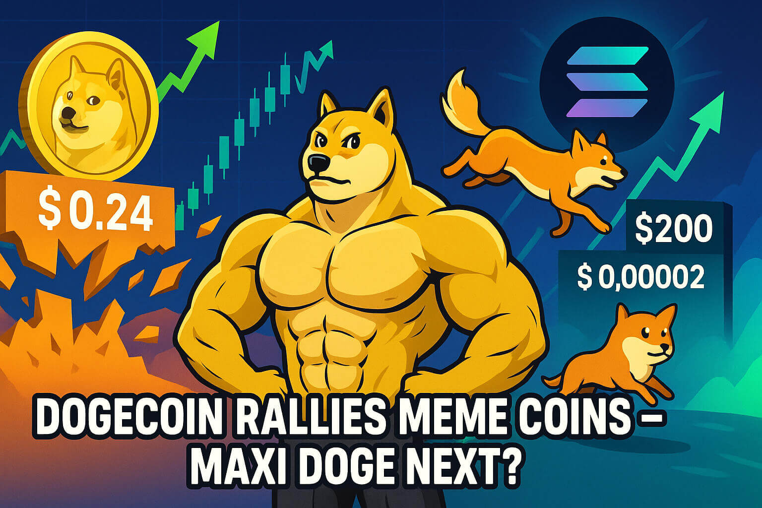 Dogecoin Boosts Meme Coins, $SOL Surges Beyond $200: Is Maxi Doge Next ...